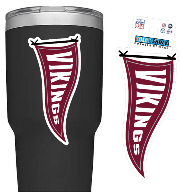 Color Shock Sticker Pennant – Viking Corner